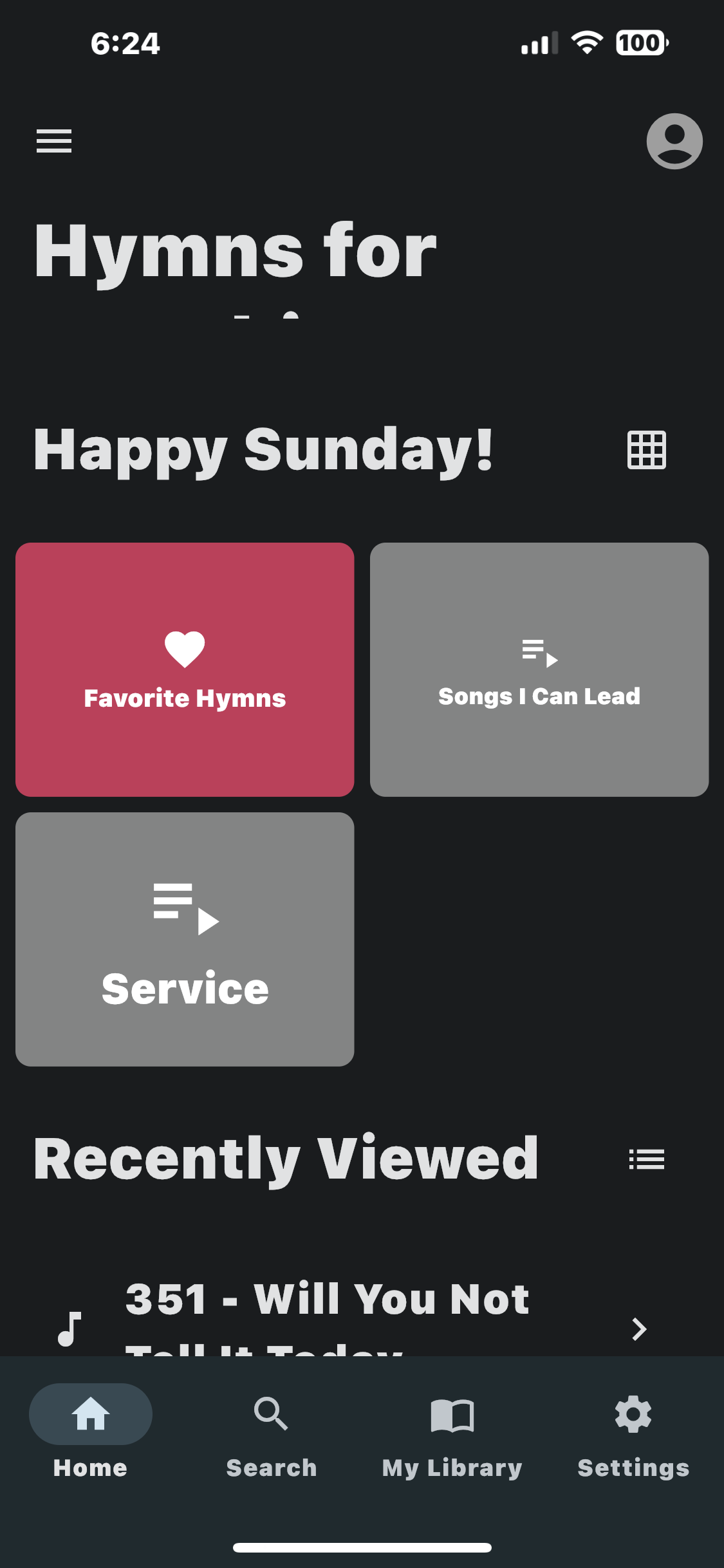 Issues with “My Library” after recent update · Issue #49 · hymns-for-worship/issues · GitHub