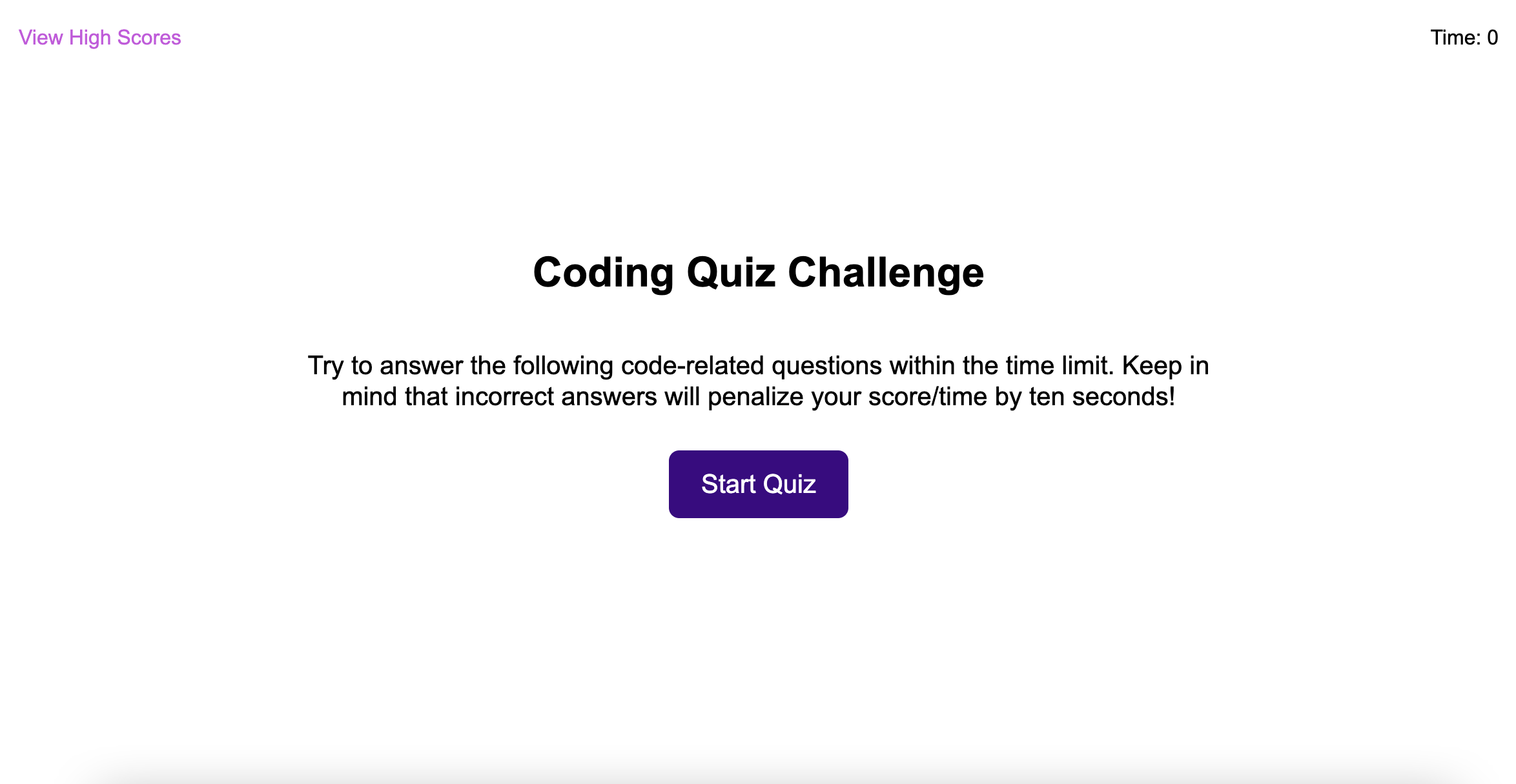 GitHub - smilillo/Code-Quiz