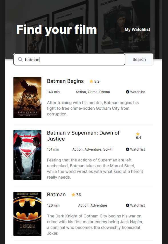 GitHub - jonycho/movie-watchlist