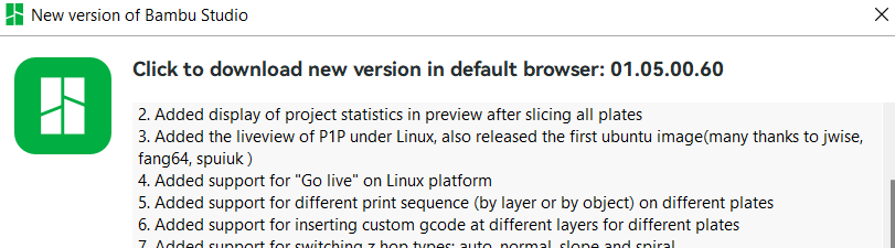 Add a gcode section executed for each layers · Issue #1217 · bambulab/BambuStudio · GitHub