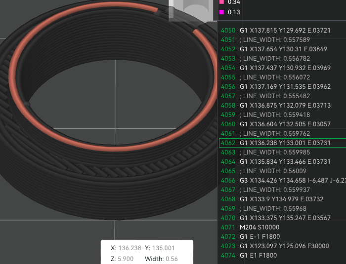 Arachne Wall mode does not use G3 g-code as often than Classic Wall ...