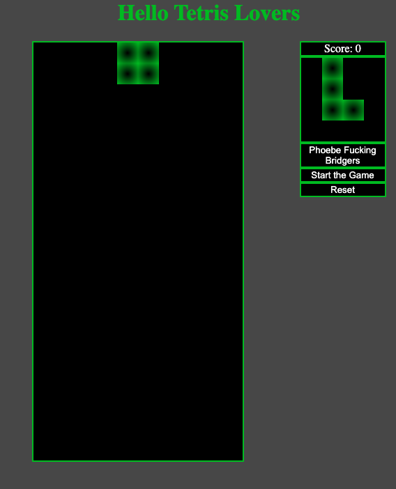 GitHub - danielmerritt001/Tetris-browser-game: My favorite game to pass ... GitHub - danielmerritt001/Tetris-browser-game: My favorite game to pass ...