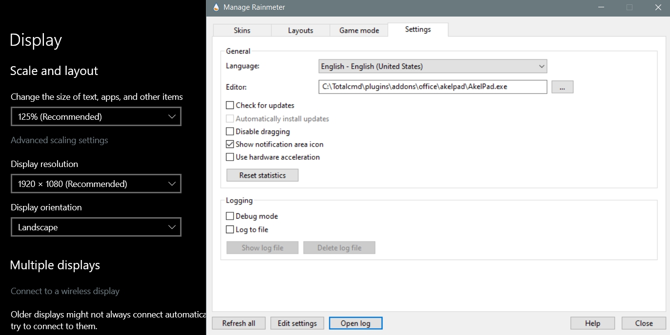 DPI Aware Support for High DPI Displays Resolutions · Issue #334 · rainmeter/rainmeter · GitHub