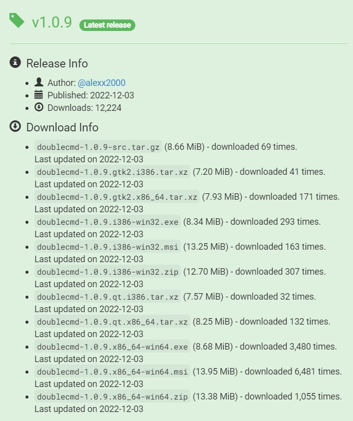 Doublecmd downloads reveal that the 32-bit version is almost useless ! · Issue #760 · doublecmd ...