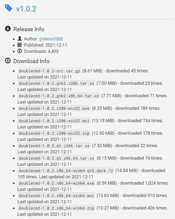 Doublecmd downloads reveal that the 32-bit version is almost useless ! · Issue #760 · doublecmd ...