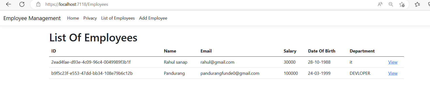 Github Pandurangfunde Mini Project Employee Management System