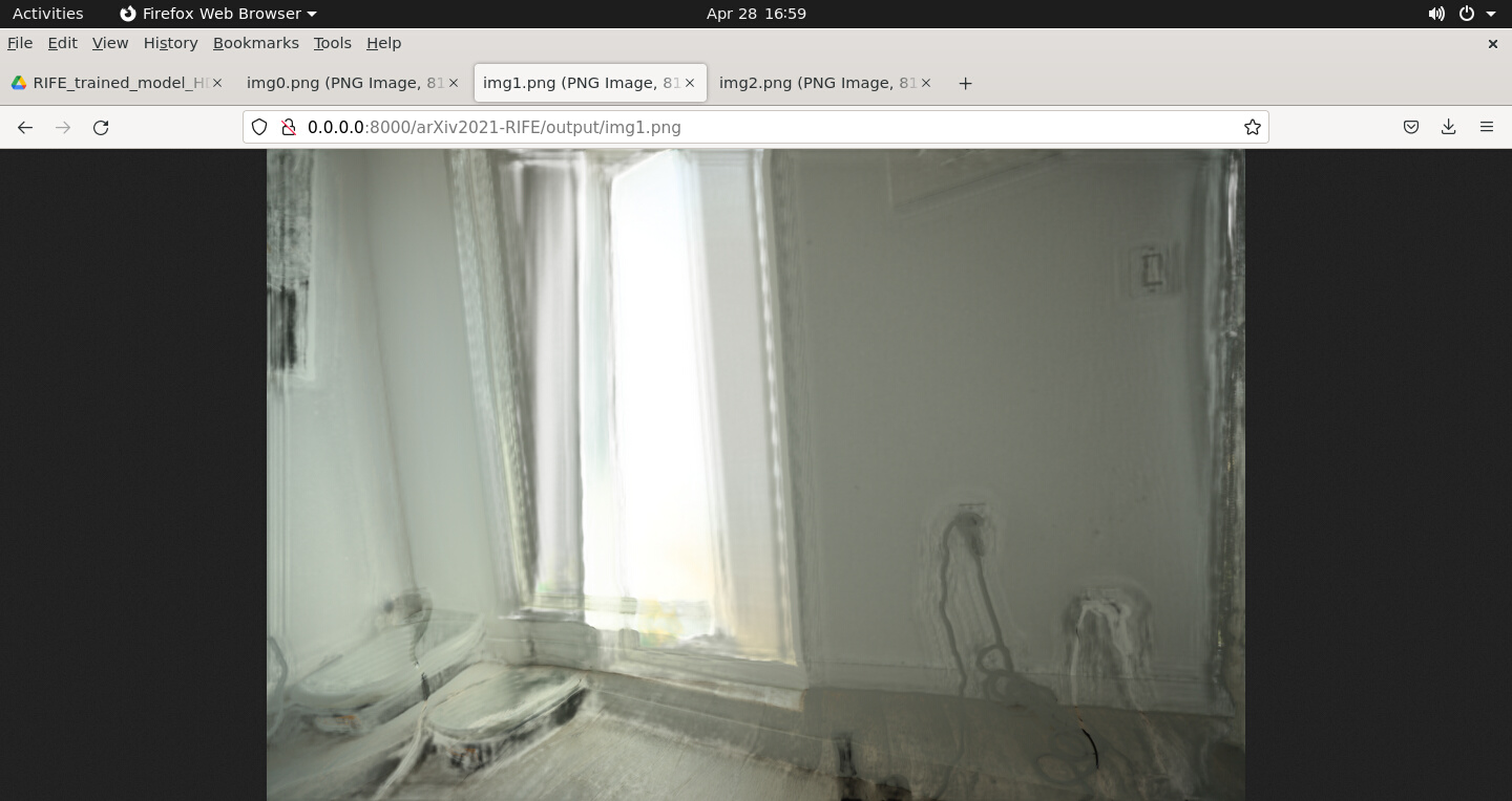 Issues when interpolating images or videos shot from different view angles · Issue #254 · hzwer ...