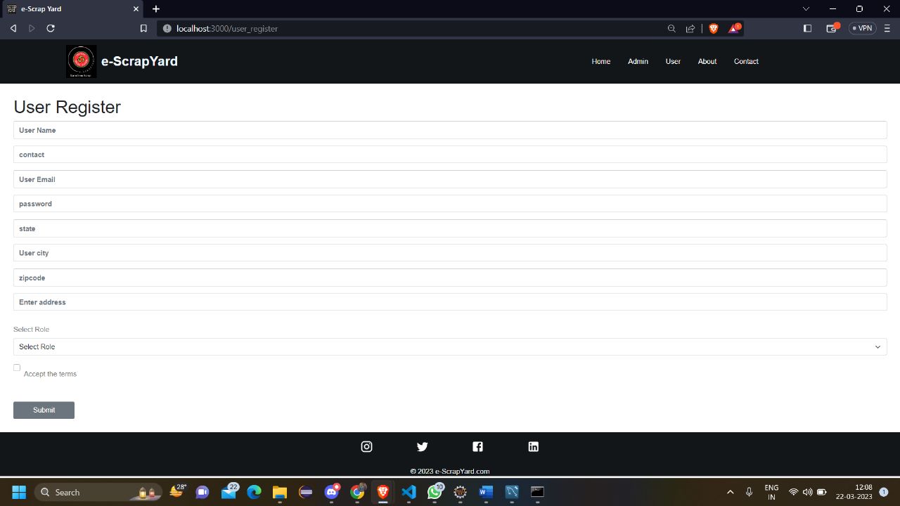 GitHub - pranit1398/e-Scrap-Yard-: This is an online B2B marketplace connecting buyers with ...