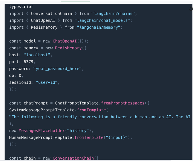 Redismemory Support · Issue 731 · Langchain Ai Langchainjs · Github