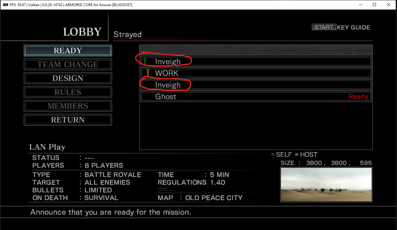 [Regression] Copies of players in LAN lobbies in Armored Core: For ...