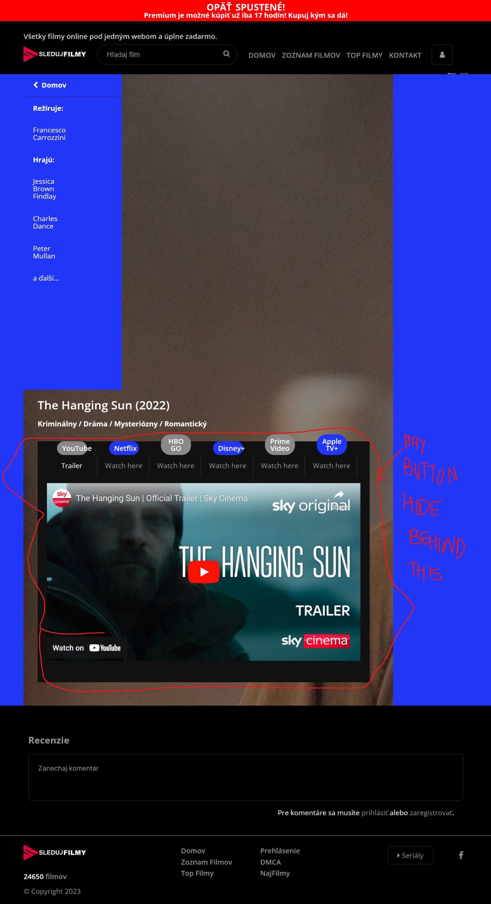 sledujfilmy.io: nuisance · Issue #16273 · uBlockOrigin/uAssets · GitHub