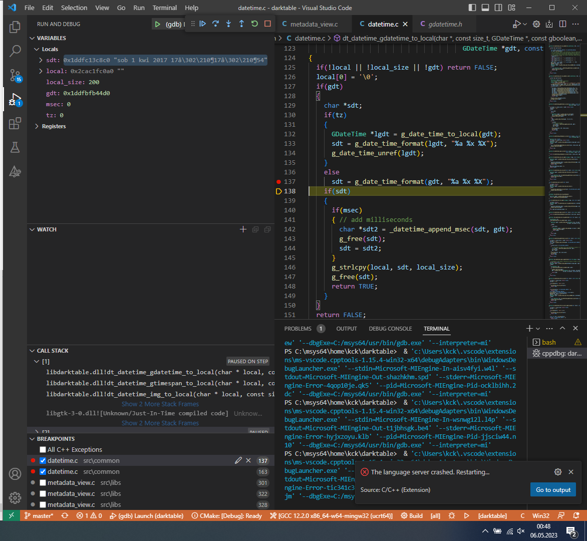 Labels in image information section are corrupted when user has polish language. [Windows ...