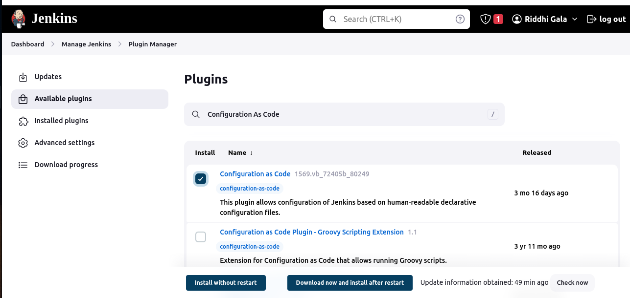 GitHub - riddhigala09/Jenkins-Configuration-as-Code: Demo to setup ...