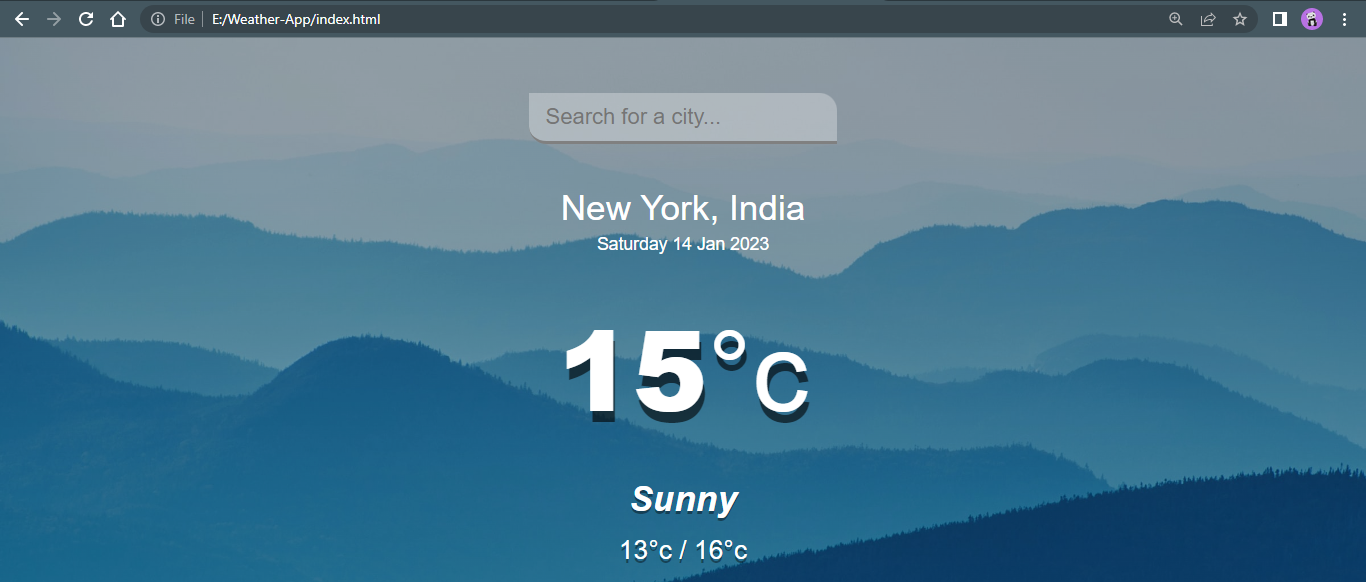Github Smitajailkar Weatherapplication