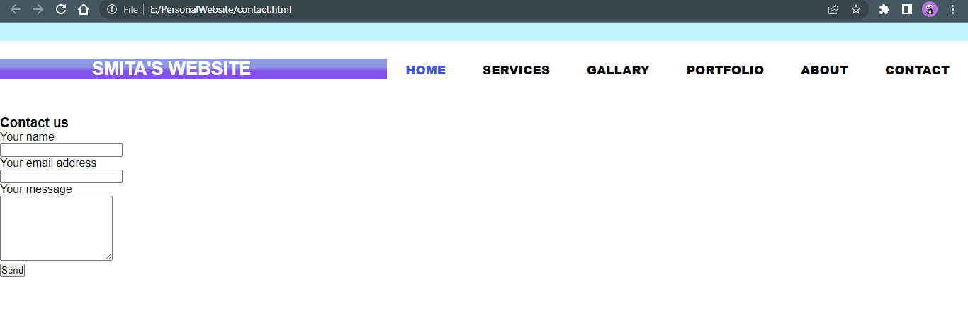 GitHub - smitaJailkar/MY-Website