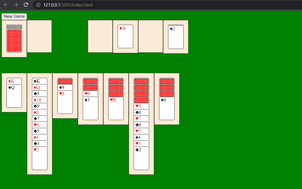 GitHub - danirankov01/Solitaire_Game