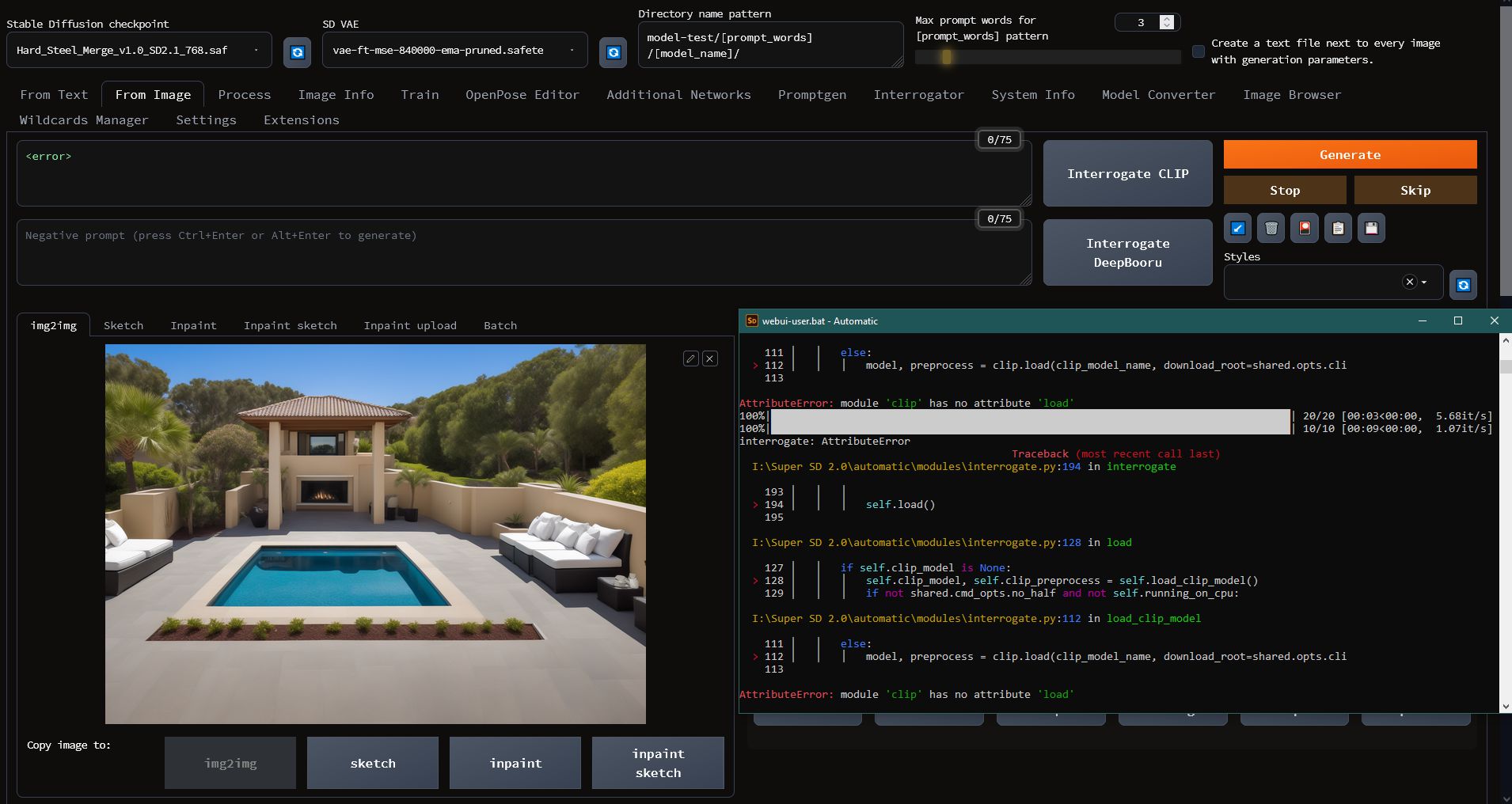 [Issue]: Interrogate CLIP · Issue #150 · vladmandic/automatic · GitHub