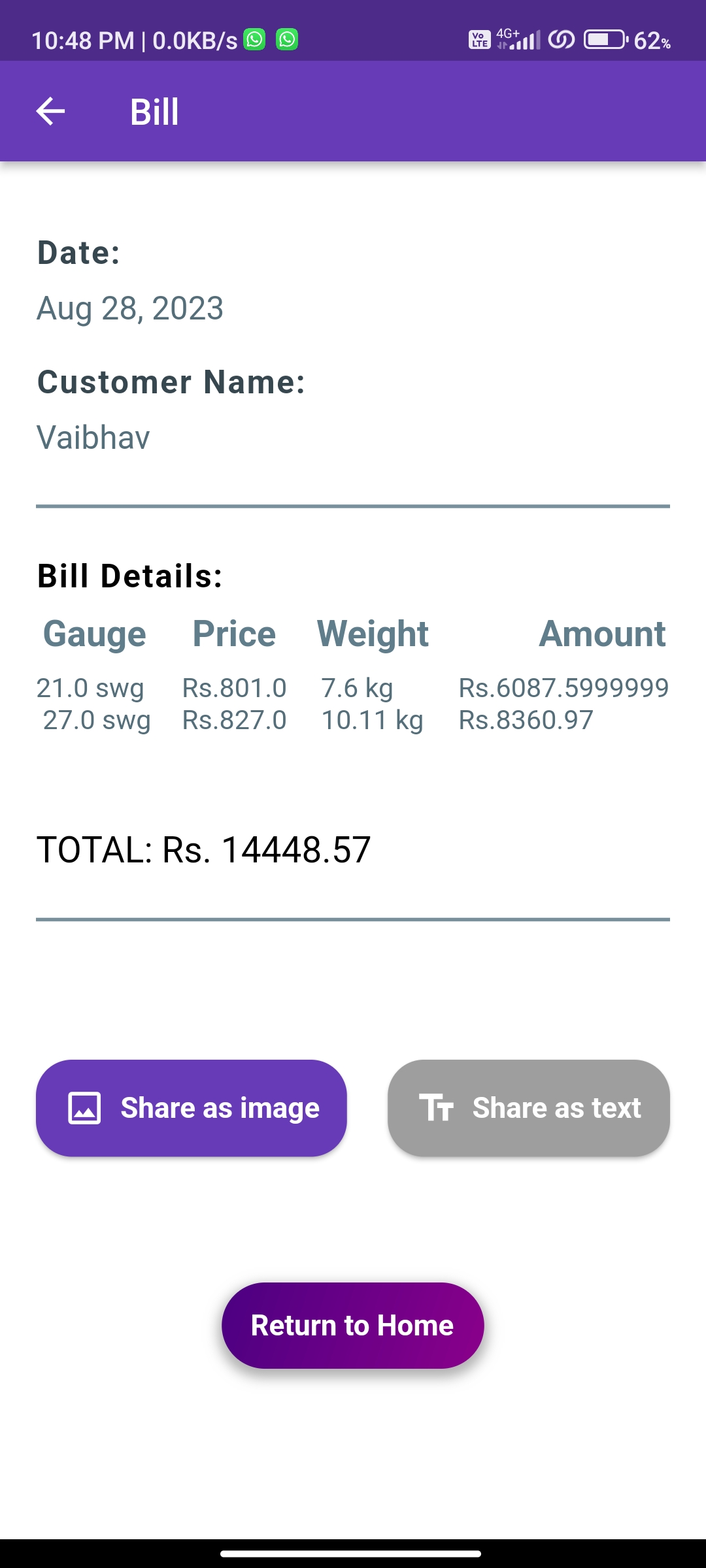 GitHub - Vaibhav2968/bill_generator
