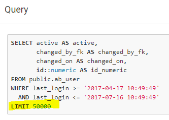 [Explore] row limit of 50000 is implicitly set · Issue #3140 · apache ...