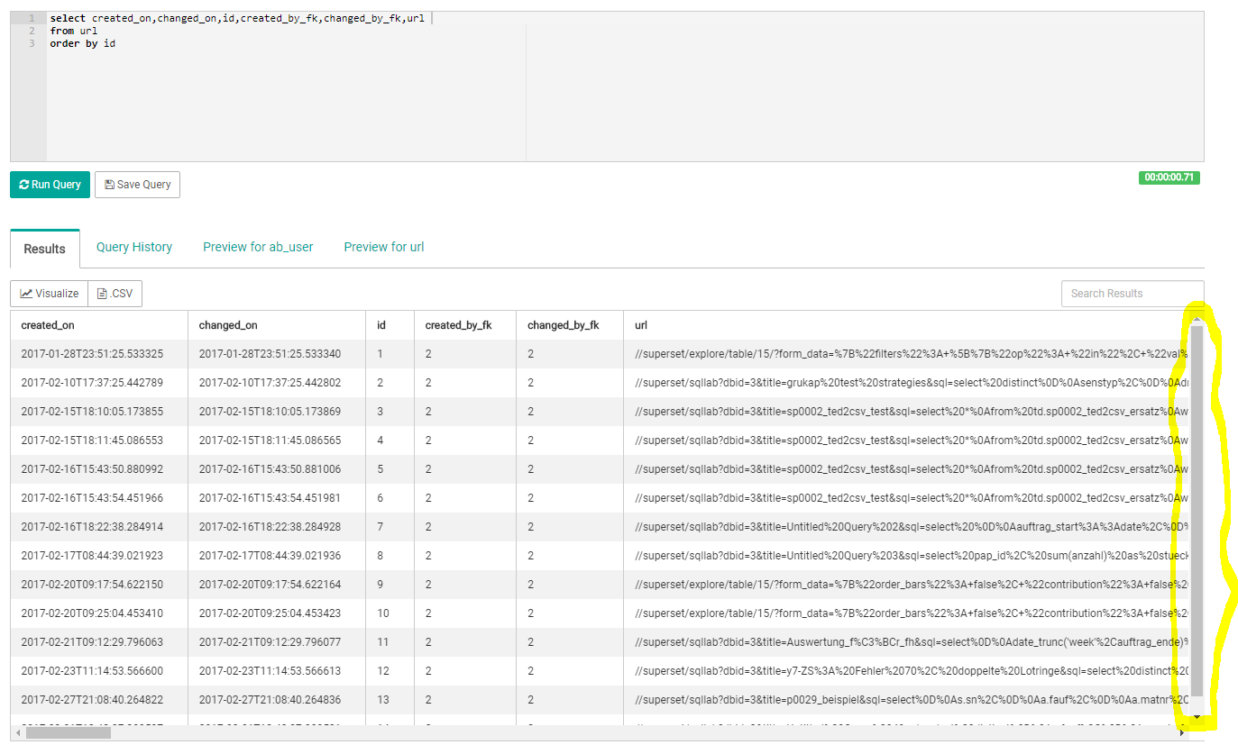 Sqllab Wide Results Tables Redundant And Non Functional Outer Scrollbar Present When
