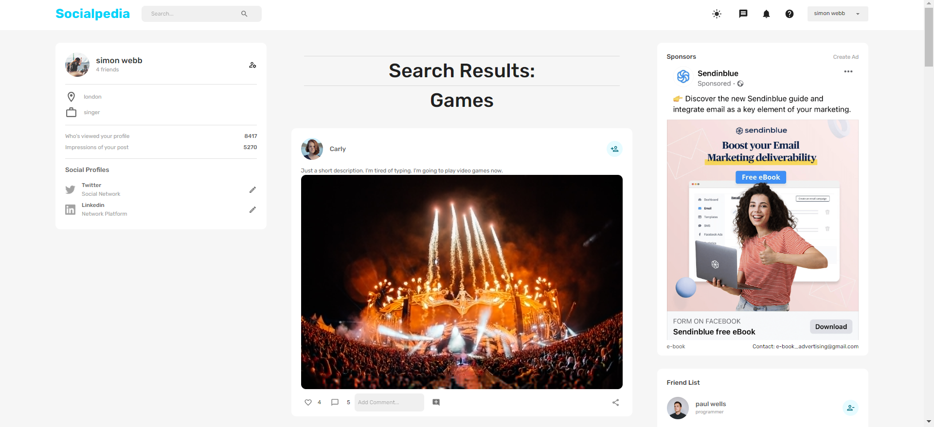 GitHub - wells1989/Full-Stack-Social-Media-App