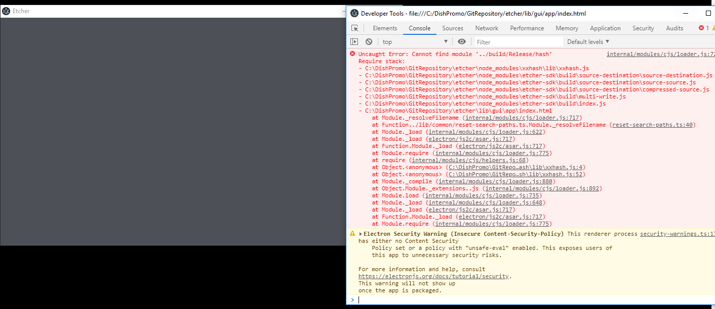 Windows 10 blank window - error in console · Issue #2936 · balena-io/etcher · GitHub