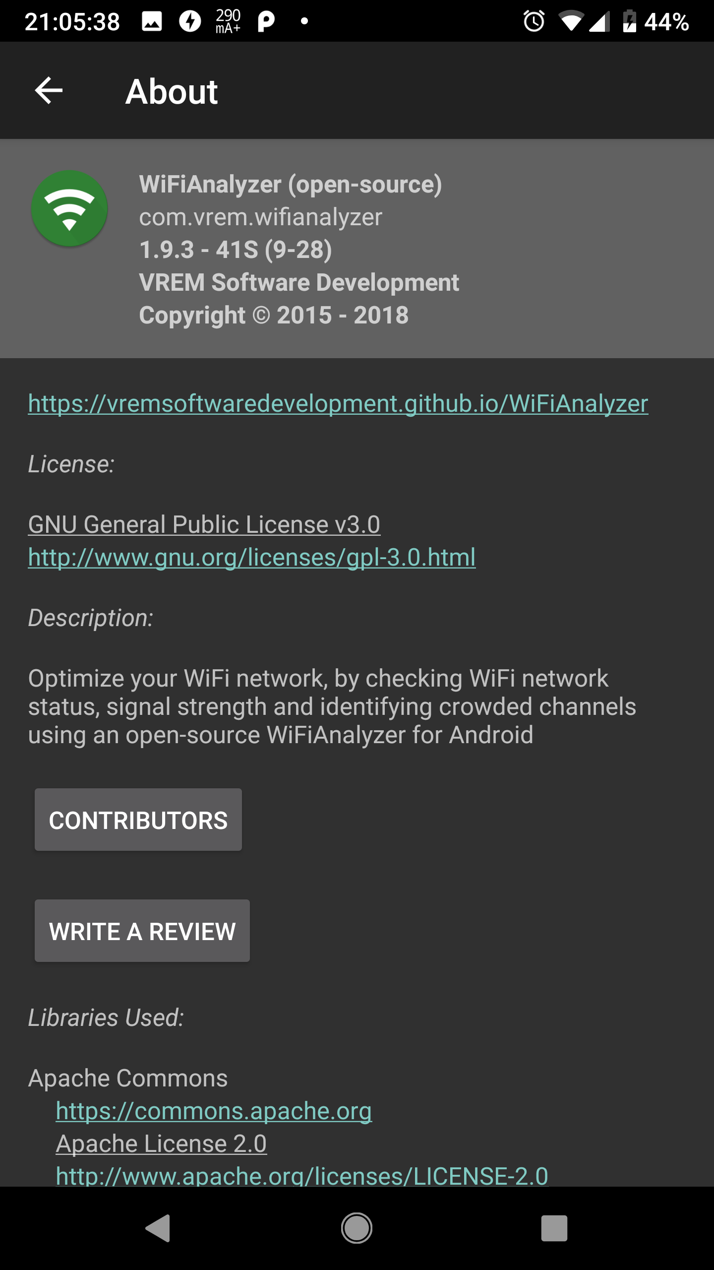 Doesnt work anymore on Android Pie 9 · Issue #201 · VREMSoftwareDevelopment/WiFiAnalyzer · GitHub