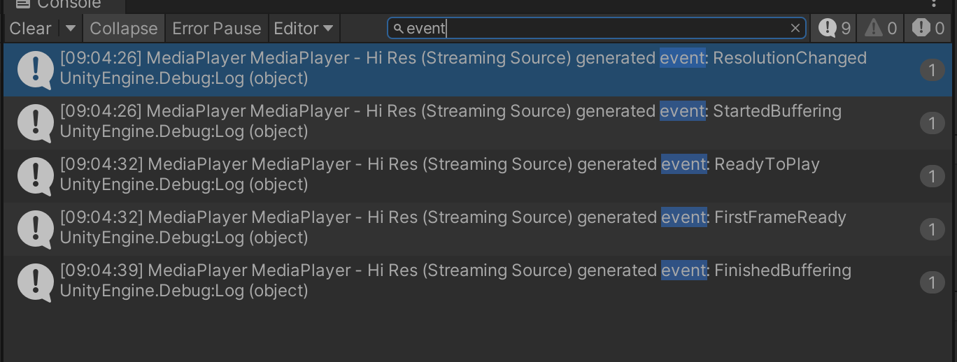 MediaPlayer.Control.GetCurrentTimeFrames() shows 0 even when GetCurrentTime() isn't when ...