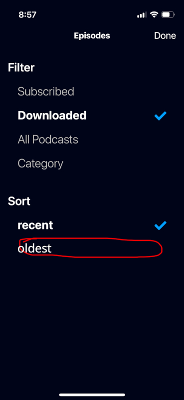 Add "oldest" sort option to Downloaded filter on Episodes page · Issue #1563 · podverse/podverse ...