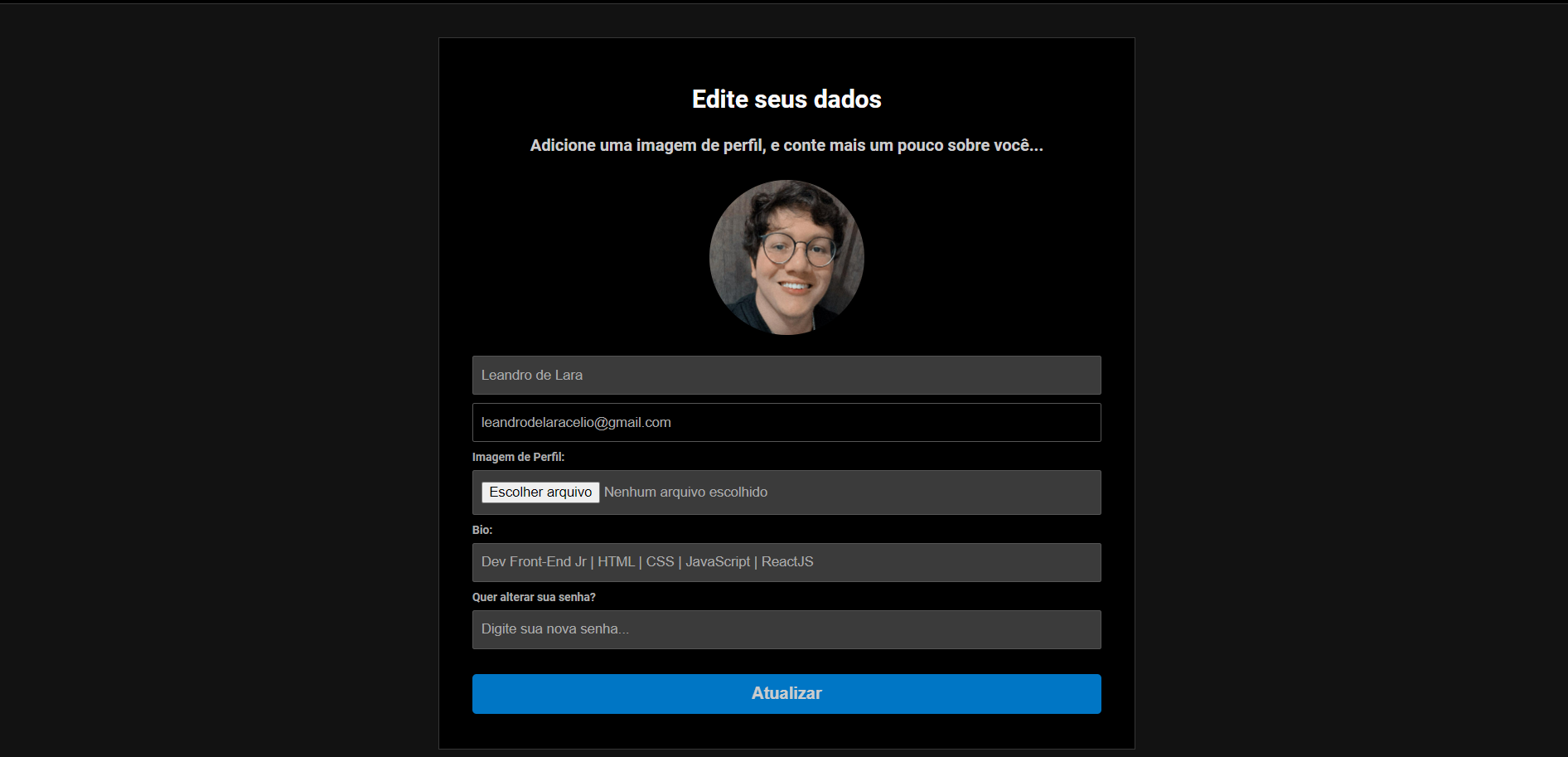 GitHub - Ledelara/ReactGram