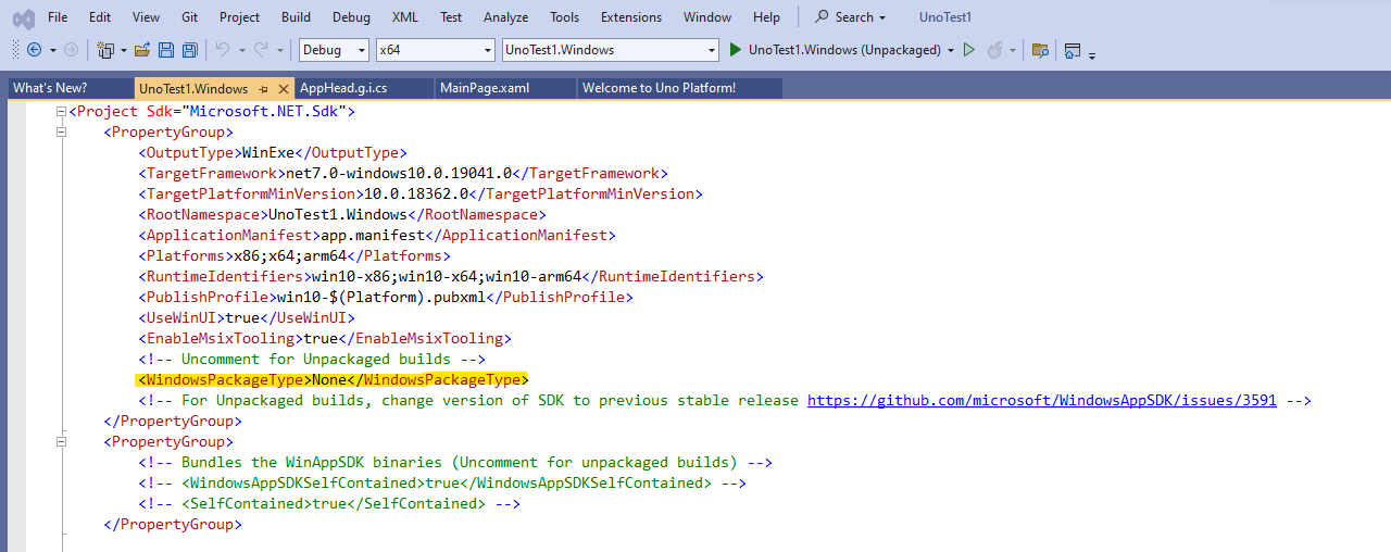UNO Platform App build errors on Windows only. · unoplatform uno · Discussion #13323 · GitHub