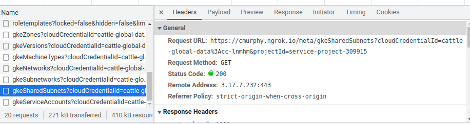 Cannot provision GKE cluster using Rancher in shared VPC · Issue #4763 · rancher/dashboard · GitHub