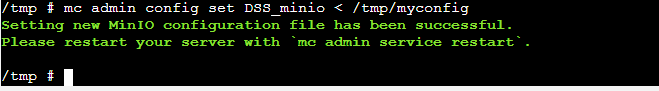 Cannot Set Configuration Using Minio Client Invalid Credentials · Issue 7998 · Miniominio