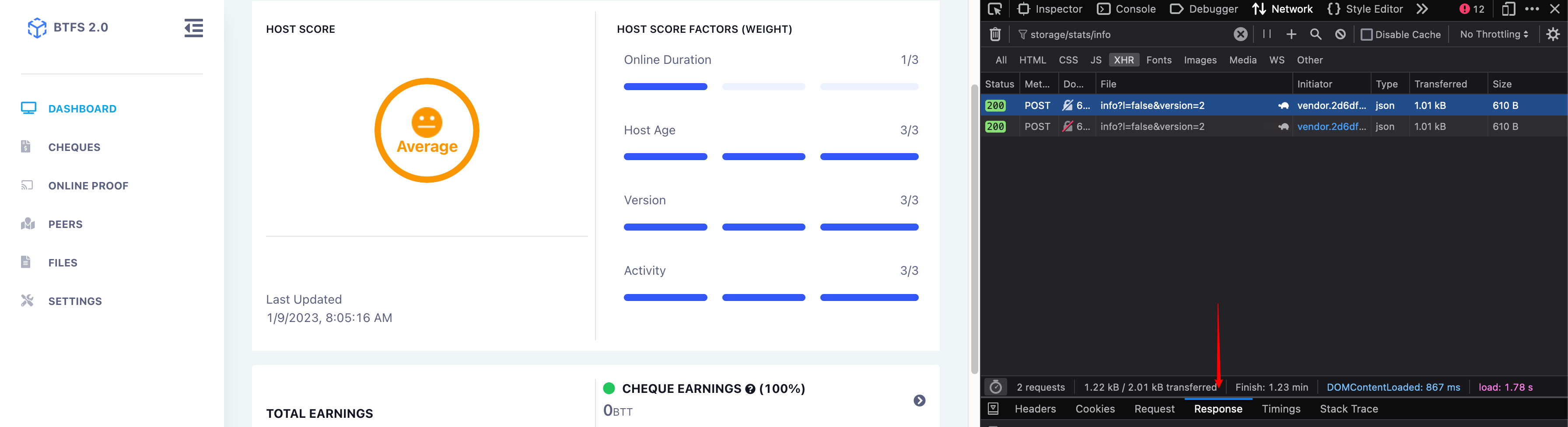 Host score dropped after updating to 2.3.0v · Issue #294 · bittorrent/go-btfs · GitHub
