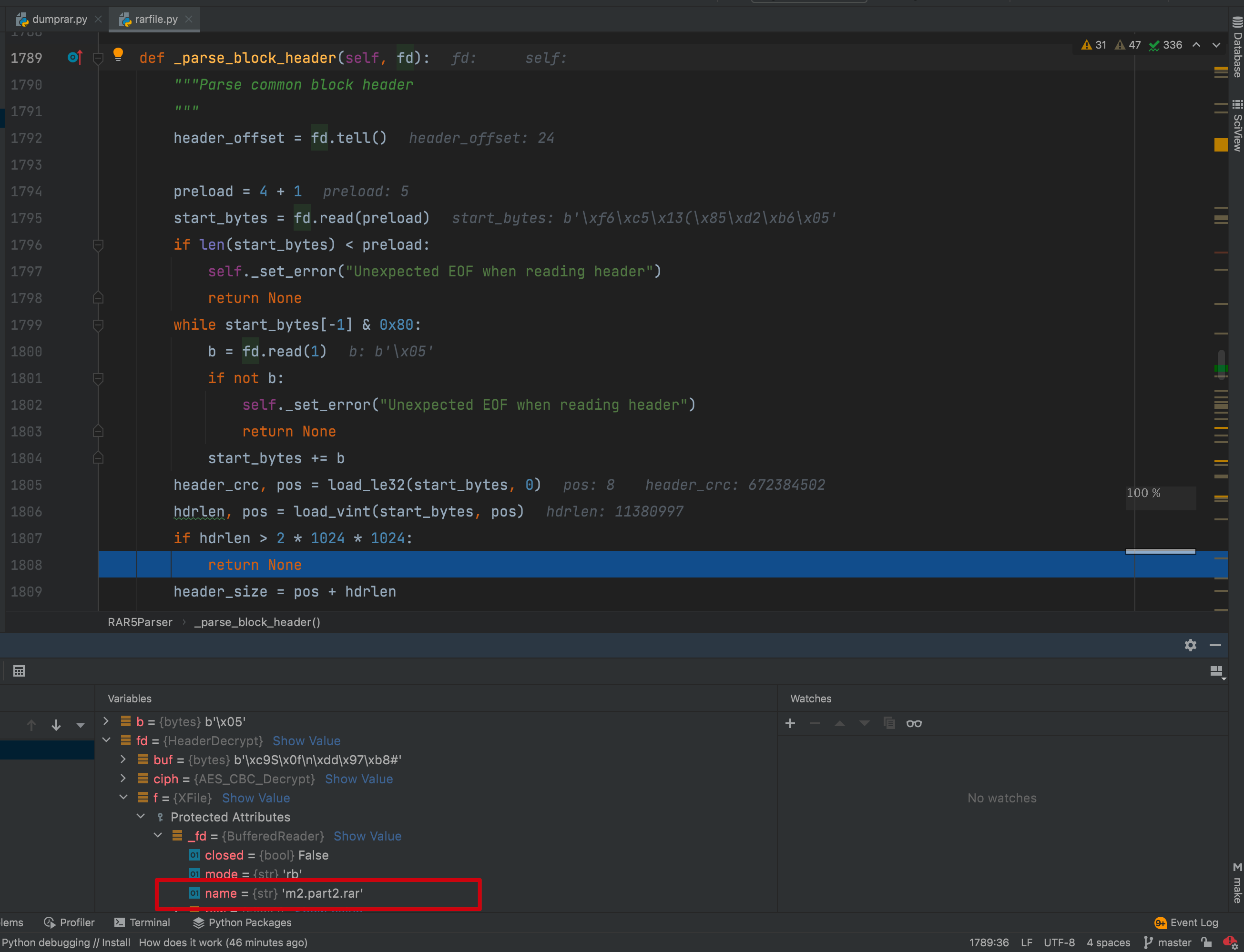 "CRC check failed" when decompressing a multi-volume package with encrypted headers · Issue #77 ...