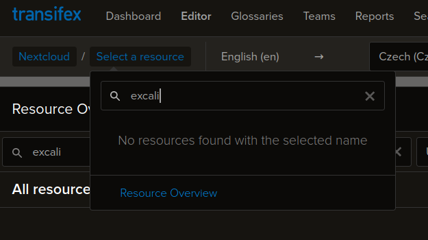 Fix lang resource not appearing on Transifex please · Issue #1 · nextcloud/integration ...