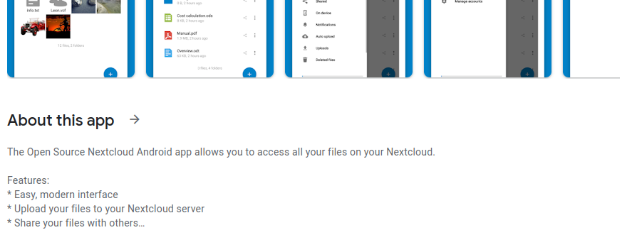 Update Play Store And Readme Images · Issue 11000 · Nextcloudandroid · Github 
