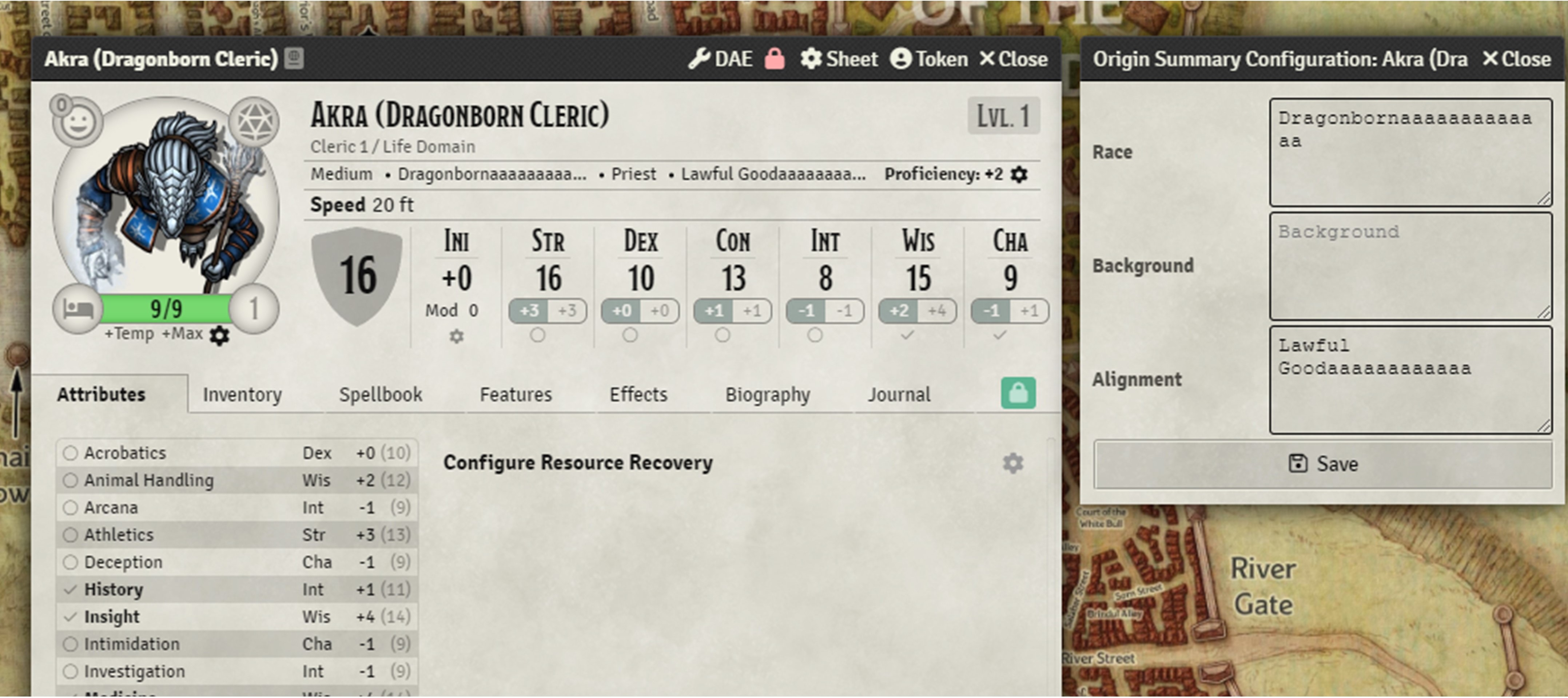 Width of origin summary and PC/NPC sheets · Issue #722 · sdenec/tidy5e-sheet · GitHub