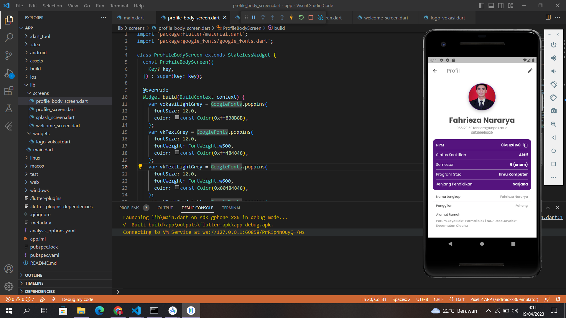 GitHub - Fahrieza/aplikasi-sederhana: Tugas Mobile Programming