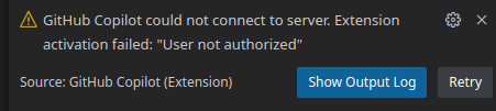 Copilot failing to connect in VS Codium · community · Discussion #45377 · GitHub