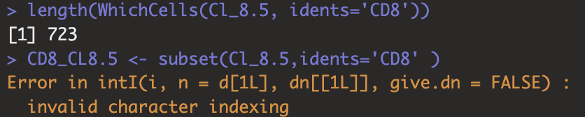 subset function throws error with 4.1.0 · Issue #5676 · satijalab/seurat · GitHub