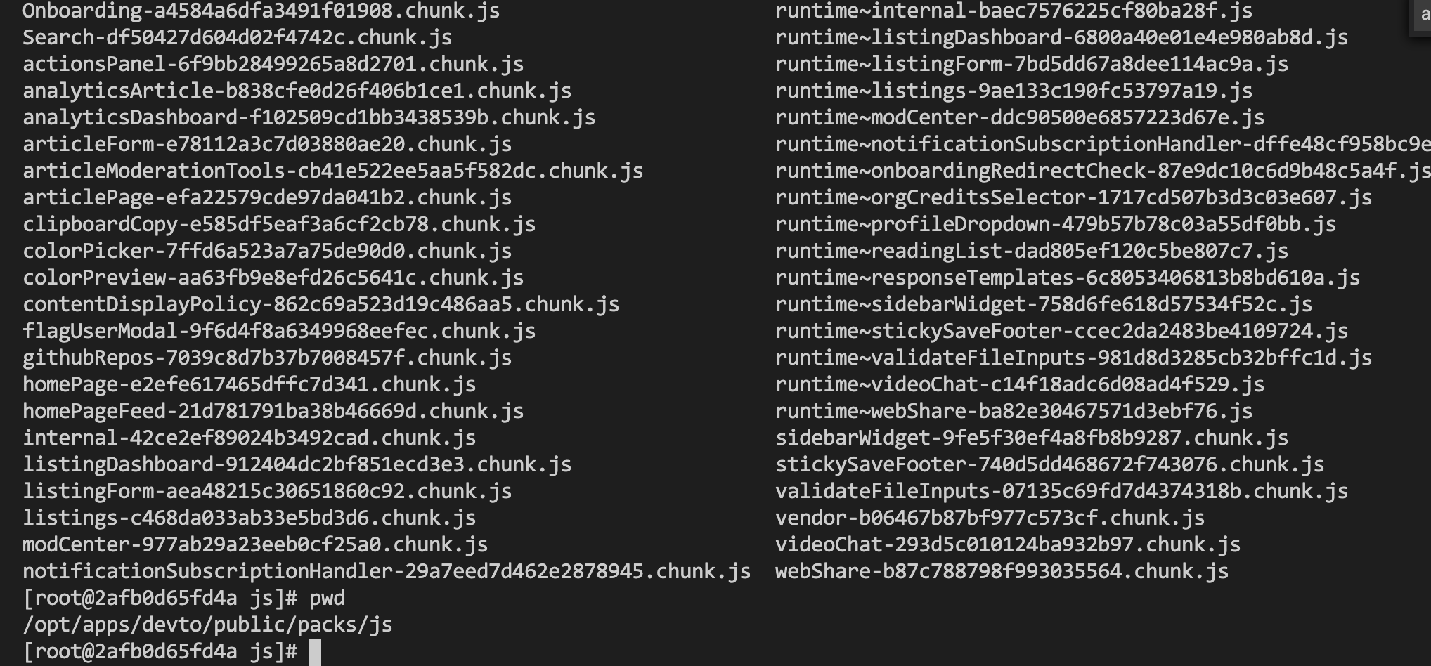 JS built by webpacker is not being served. · Issue #9465 · forem/forem · GitHub