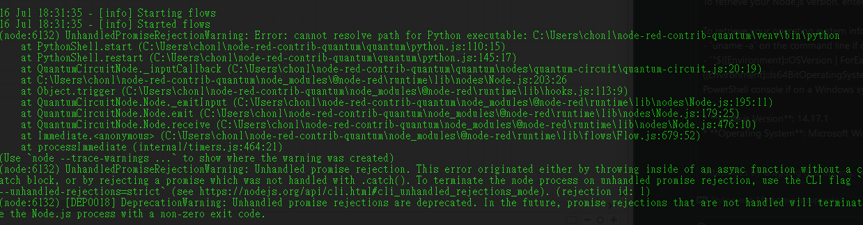unable to run `await shell.execute()` · Issue #28 · node-red-quantum/node-red-contrib-quantum ...