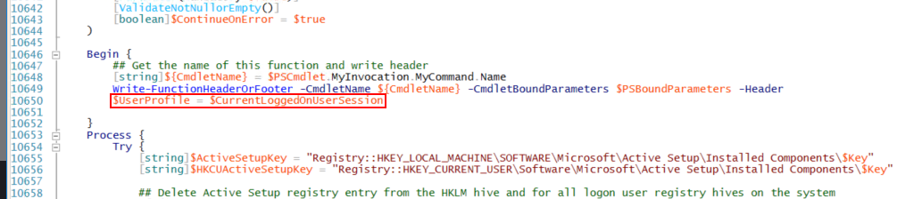 Set-ActiveSetup NOT Working with Logged In User · Issue #644 · PSAppDeployToolkit ...