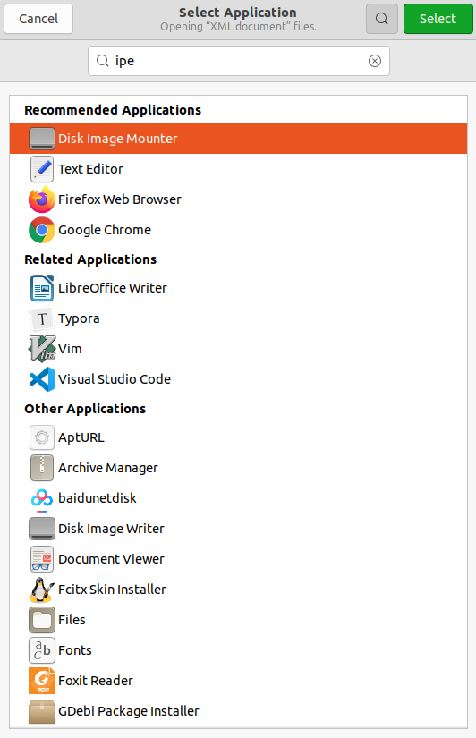 How to set ipe as my default program for ipe files on Ubuntu 20.04 with x86_64? · Issue #395 ...