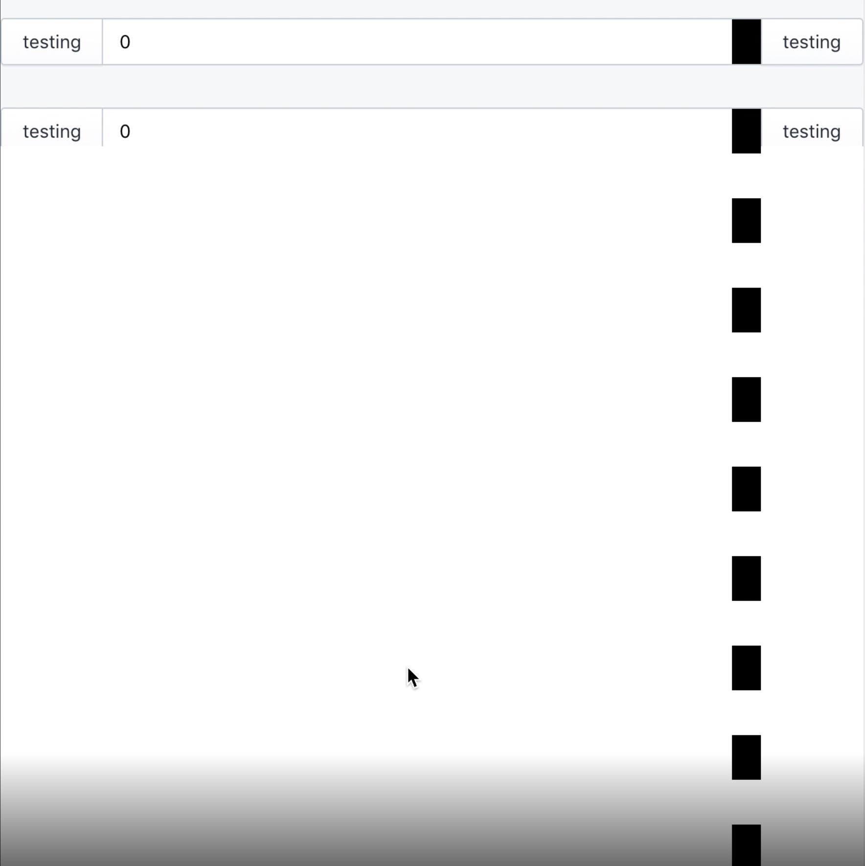 [Text field] Spinner shows up as black box on scroll · Issue #1739 ...