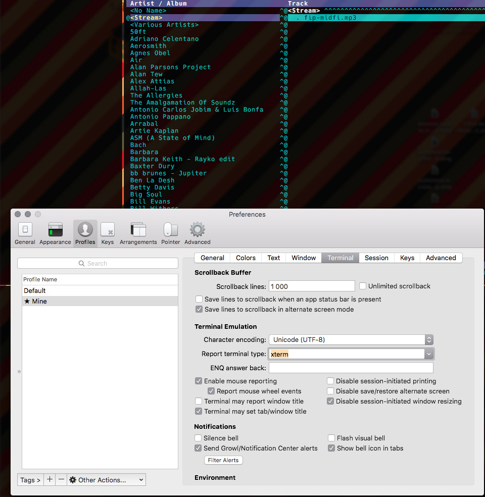 Bizarre Fonts display in MacOS · Issue #907 · cmus/cmus · GitHub