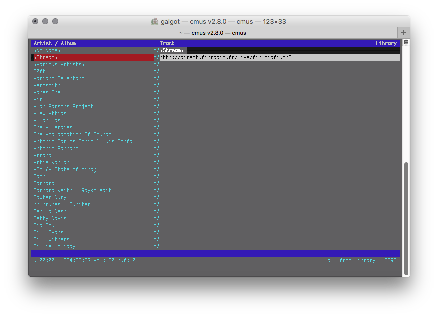 Bizarre Fonts display in MacOS · Issue #907 · cmus/cmus · GitHub