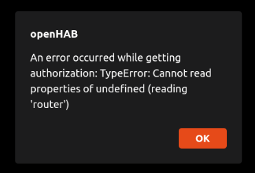 Initial setup wizard no longer works · Issue #2052 · openhab/openhab-webui · GitHub