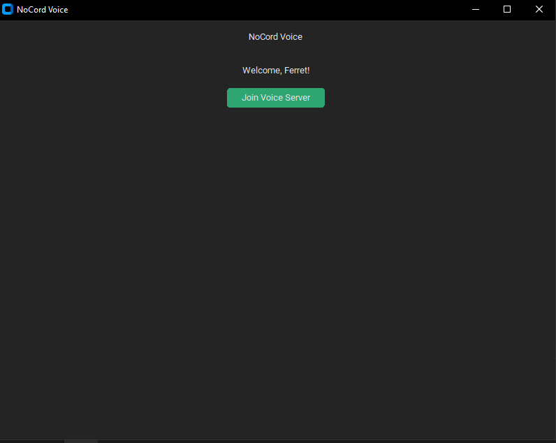 GitHub - ItZFerret/NoCordVoiceChat: The application allows users to join a self-hosted voice ...